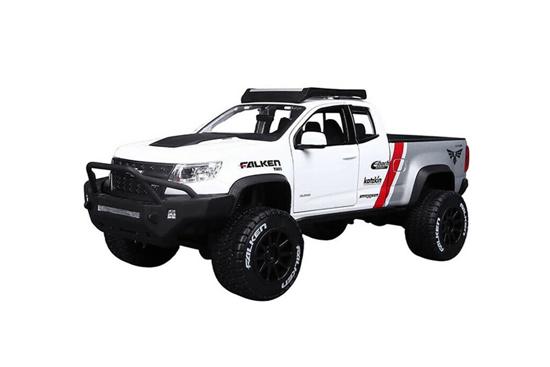 2017 Chevy Colorado ZR2 Pickup Truck Falken Tires, White - Maisto ...