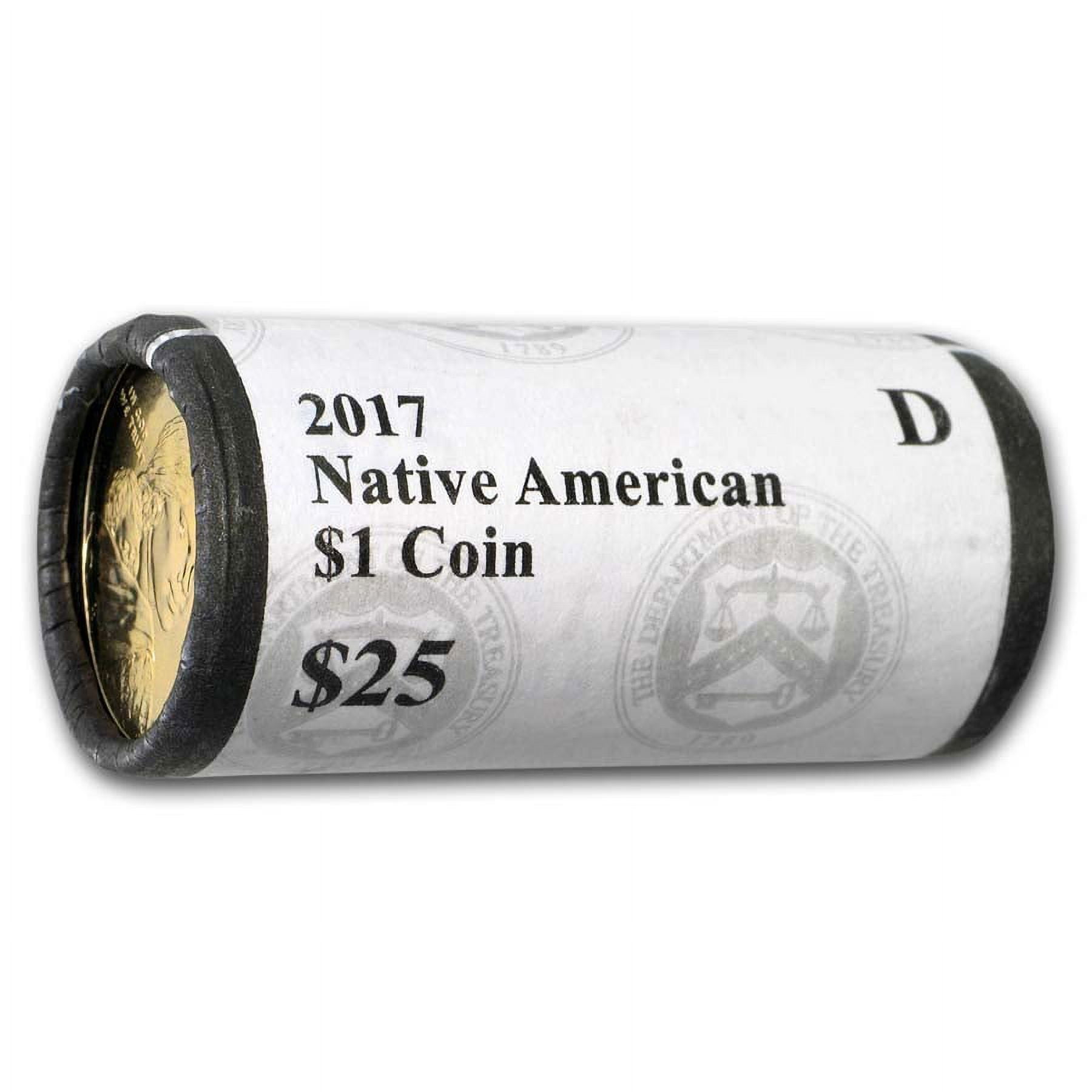 2017-D Native Amer $1 - Sequoyah (25 Coin Mint Roll) BU - Walmart.com