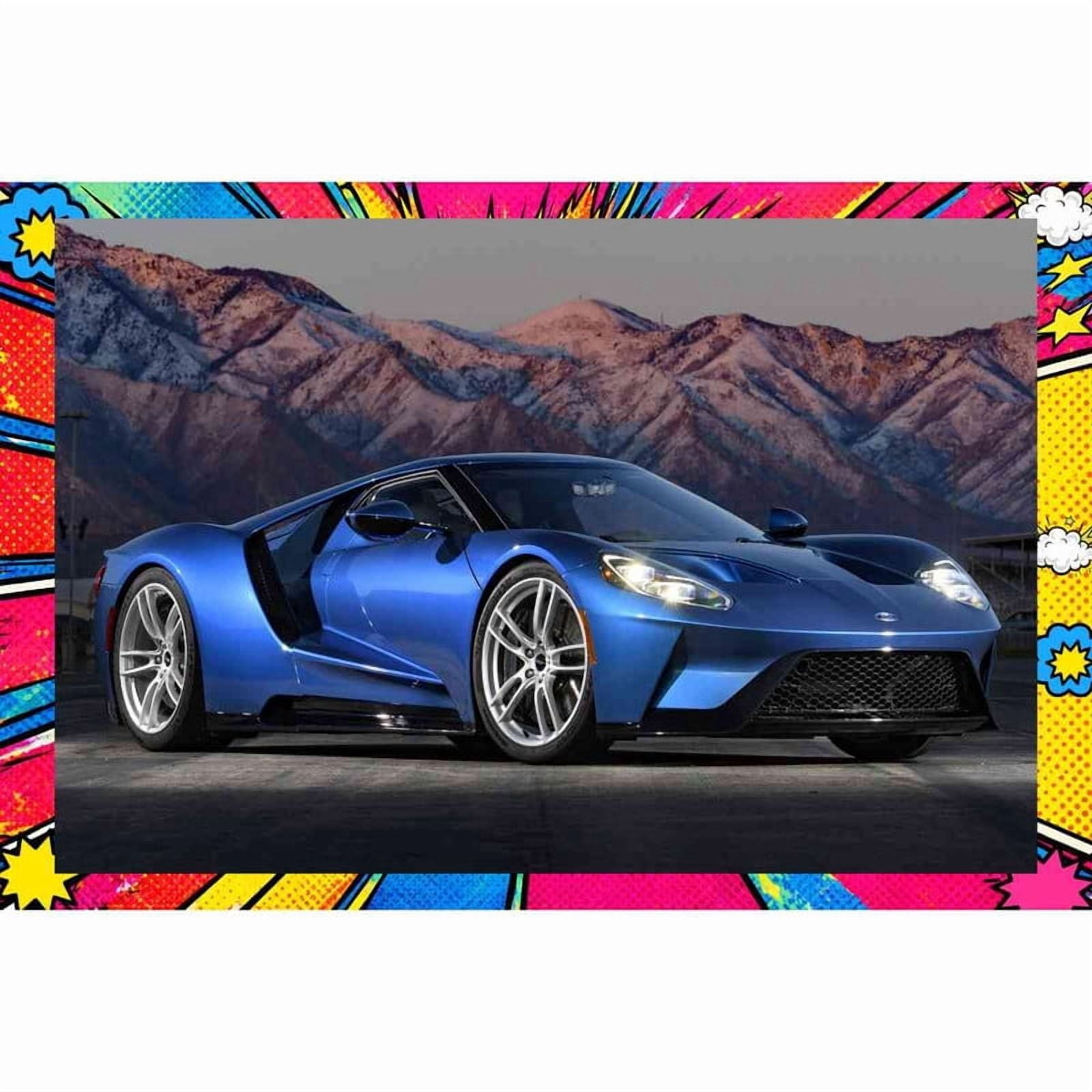 2017 Ford GT Style A - Pop Art Edition | 24x36 Inch Laminated Poster ...