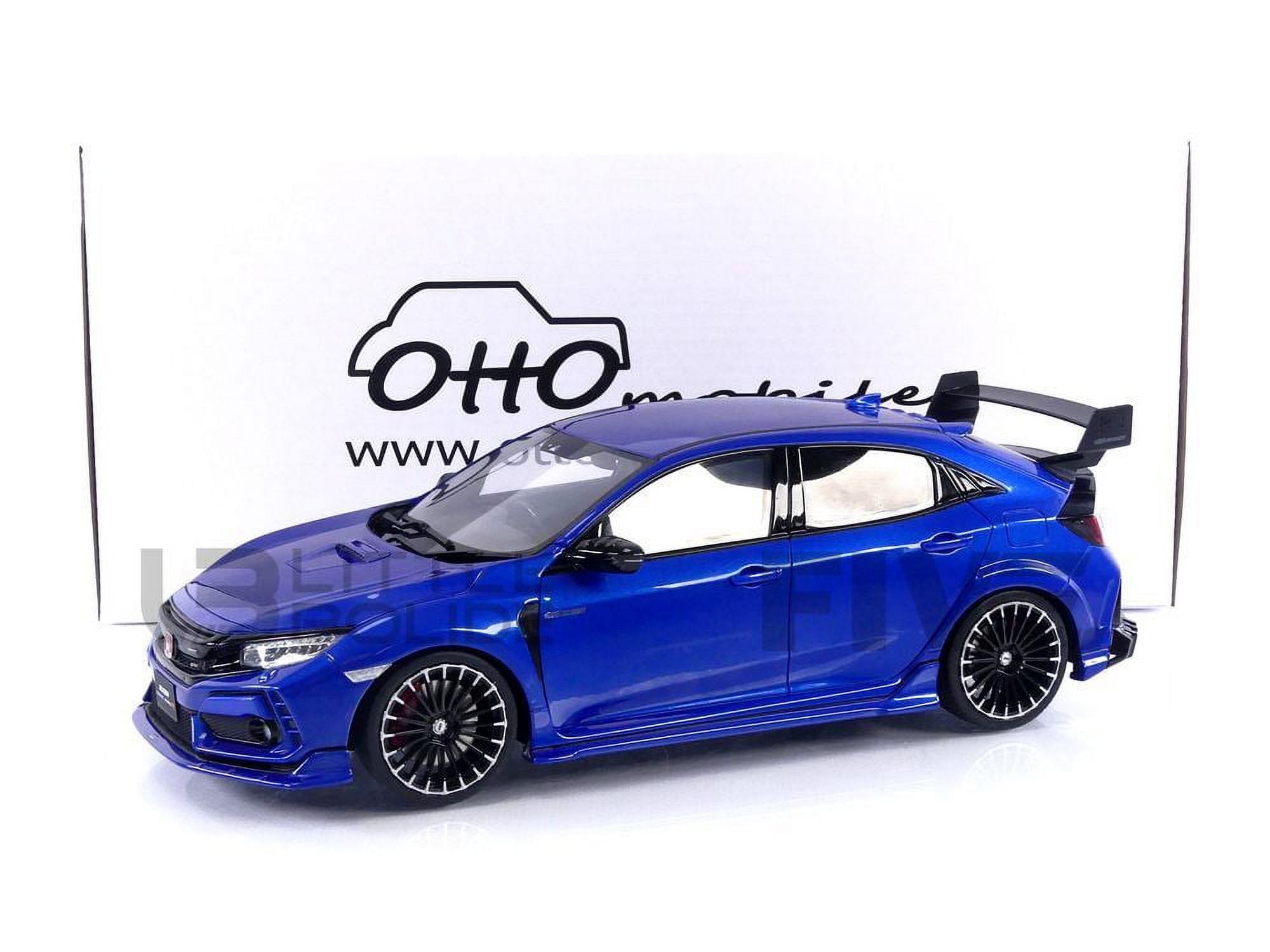 2017 Honda Civic FK8 Type R Blue 1/18 Model Car by Otto Mobile ...
