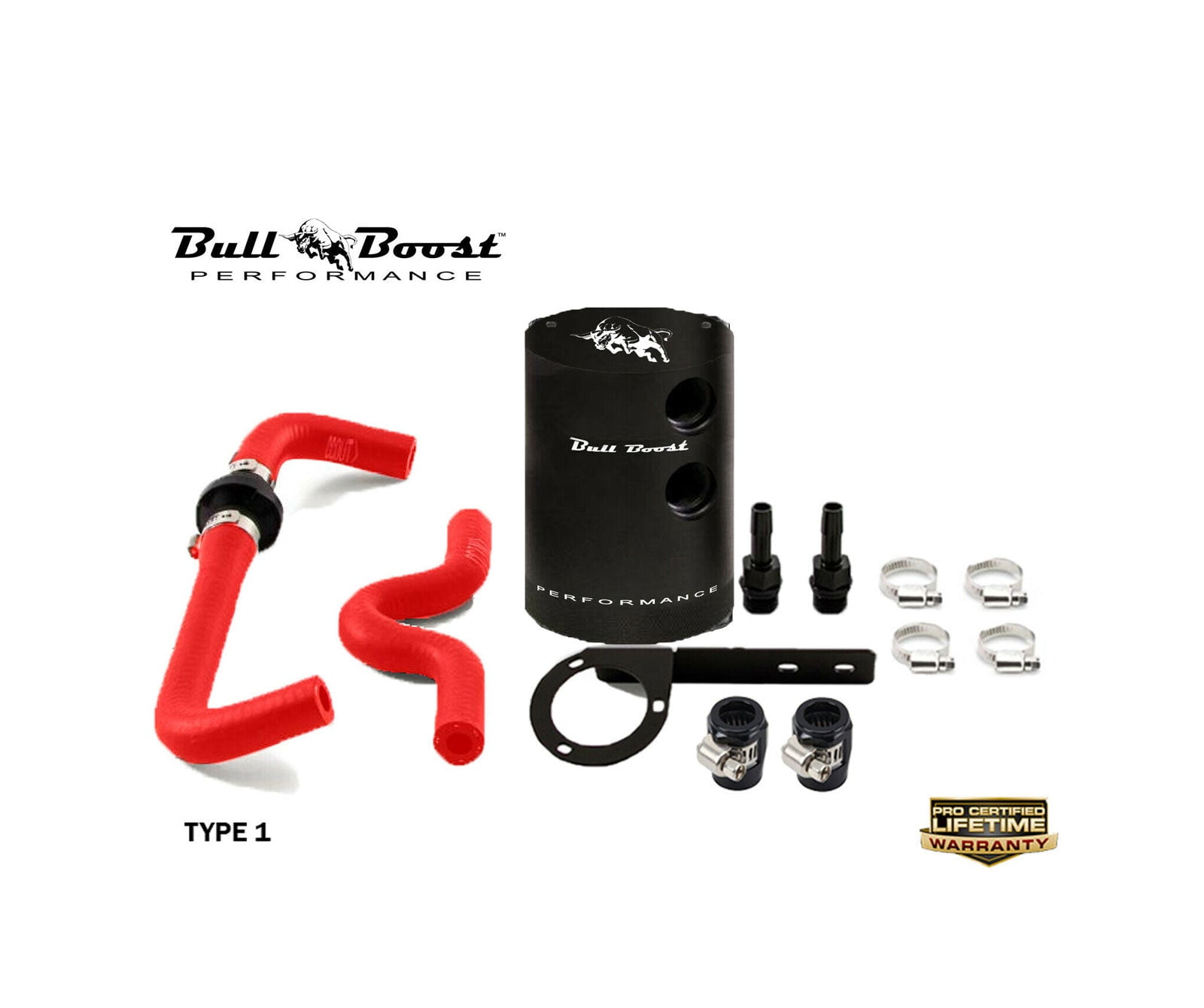 2017+ Honda Civic Type R Baffled Oil Catch Can, PCV Side - Walmart.com