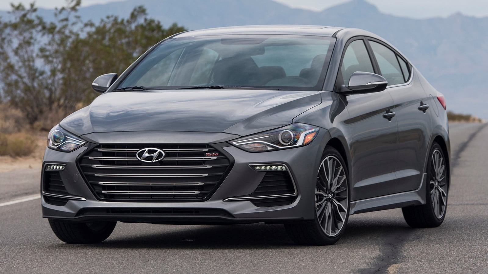 2017 Hyundai Elantra Sport - 20x30 Inch Glossy Laminated Poster ...