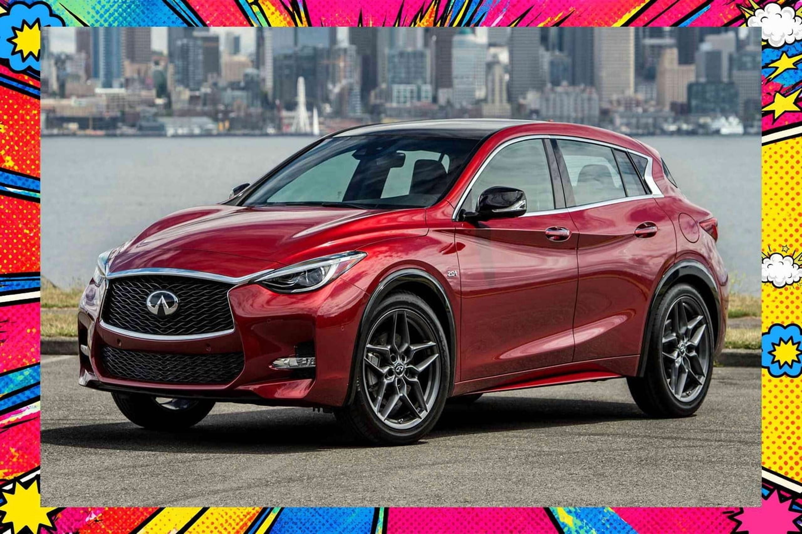 2017 Infiniti QX30 Sport - Pop Art Edition | 24x36 Inch Rolled Canvas ...