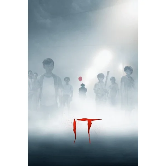 2017 It Movie Poster Pennywise Bill Ben Richie Finn Wolfhard UNFRAMED ...