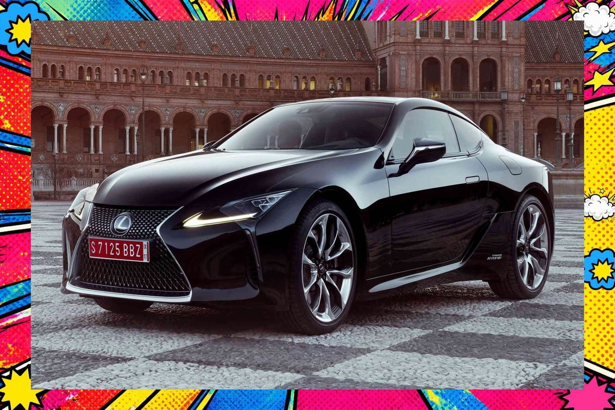 2017 Lexus LC Hybrid - Pop Art Edition | 24x36 Inch Laminated Poster ...