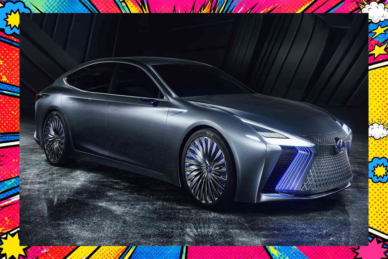 2017 Lexus LS Plus Concept - Pop Art Edition | 20x30 Inch Glossy ...