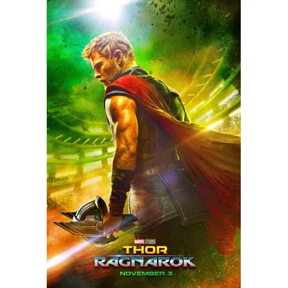 2017 Marvel Thor Ragnarok Movie Poster Avengers Hulk Loki God Of ...
