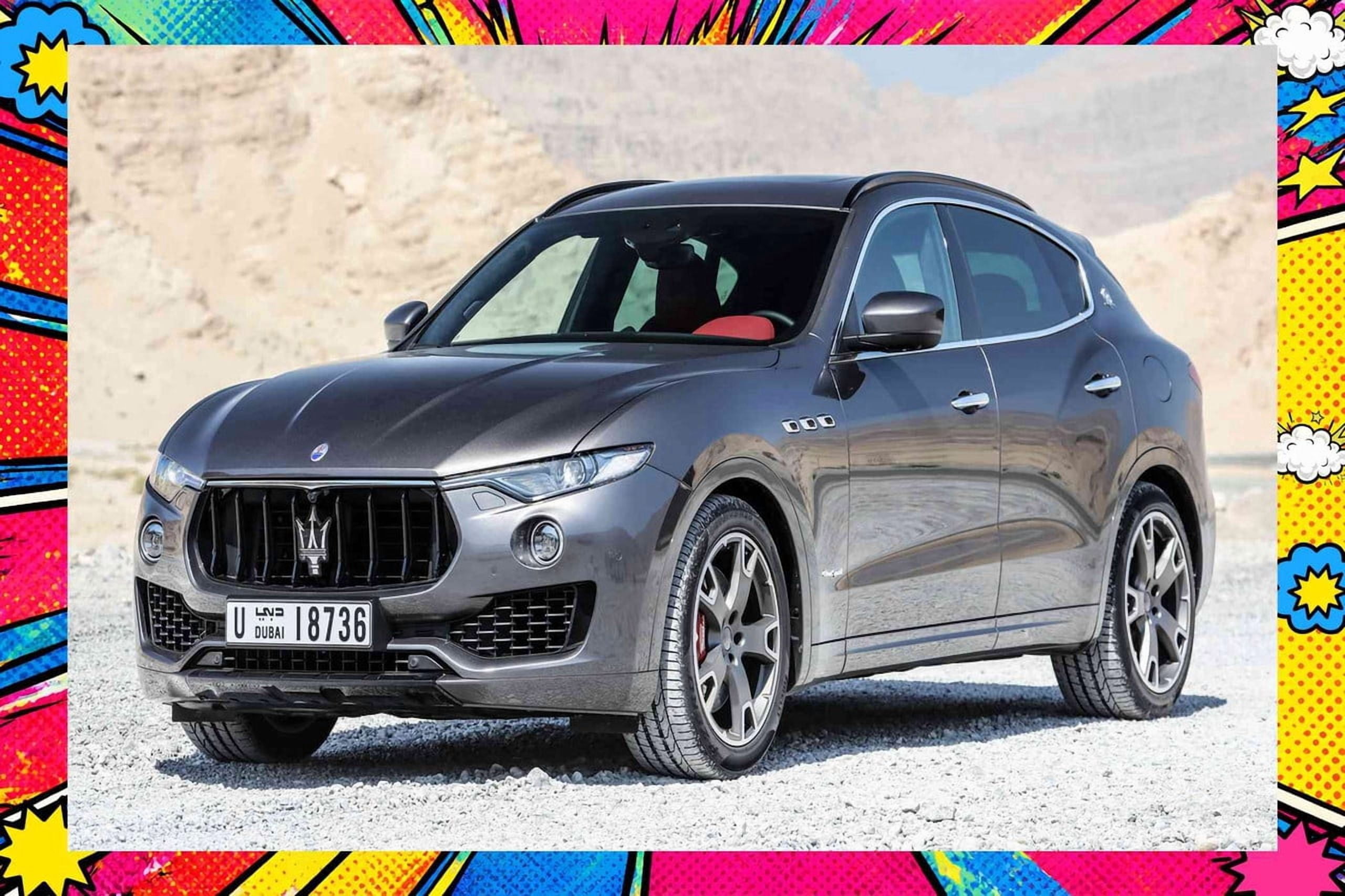 2017 Maserati Levante GranSport Style A - Pop Art Edition | 24x36 Inch ...