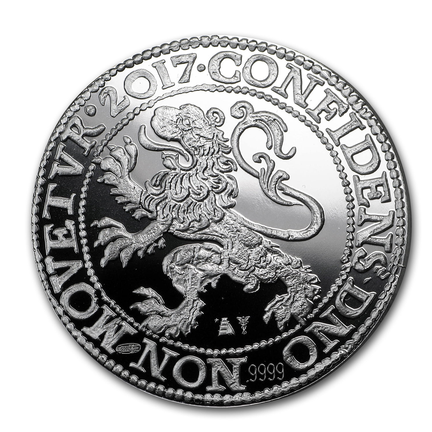 2017 Netherlands 1 oz Silver Proof Lion Dollar (w/Box & COA) - Walmart.com