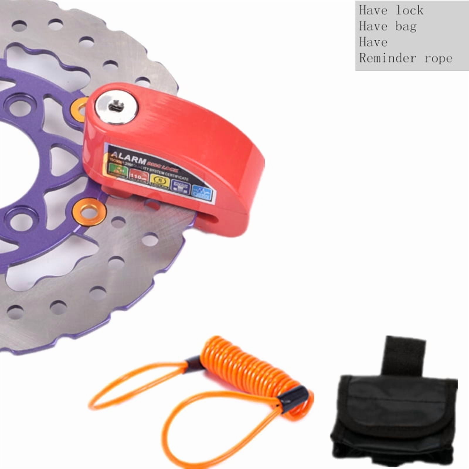 2017 New Motorcycle Alarm Lock Bike Lock Security Anti-Theft Lock Moto ...