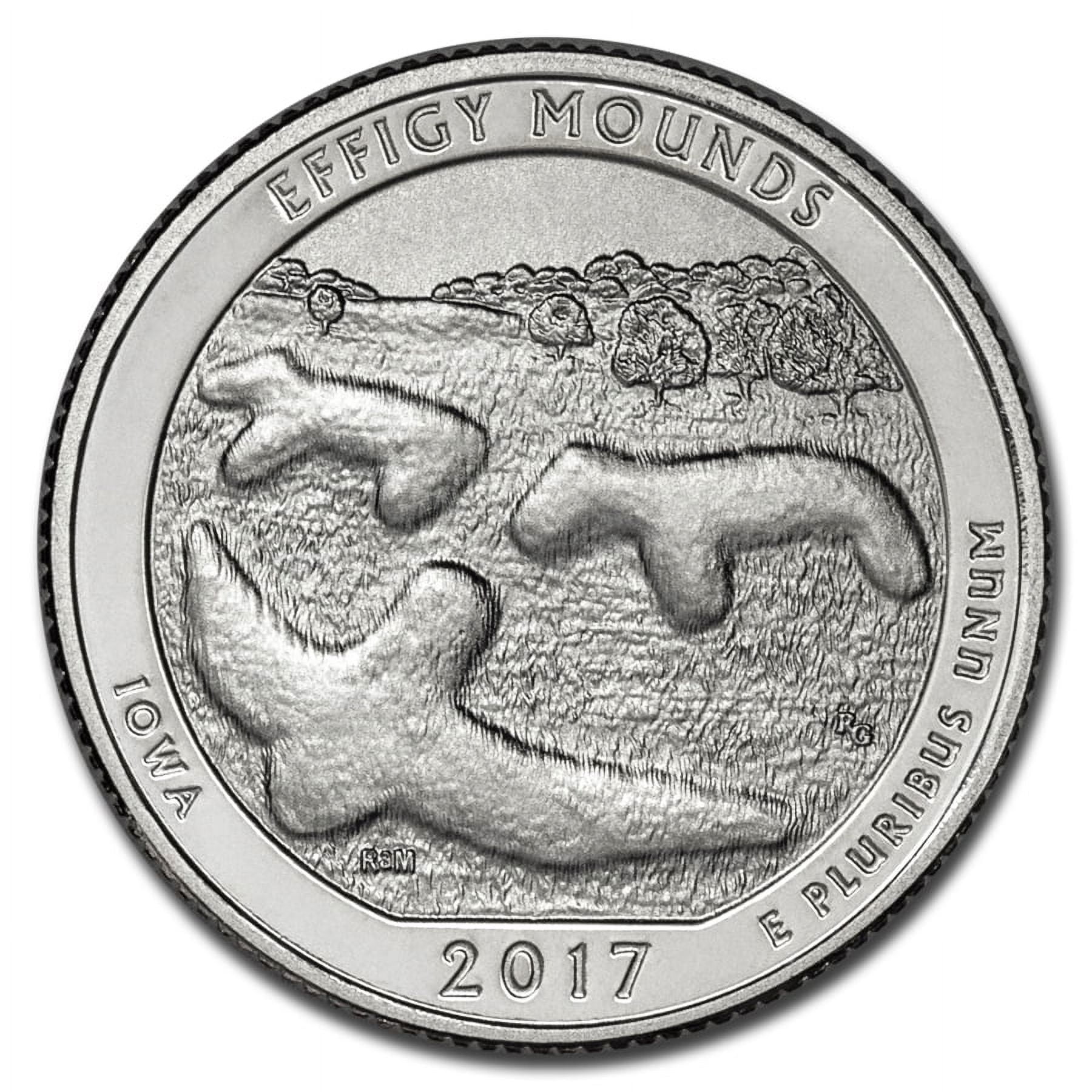 2017-S ATB Quarter Effigy Mounds Monument BU (Enhanced Finish ...