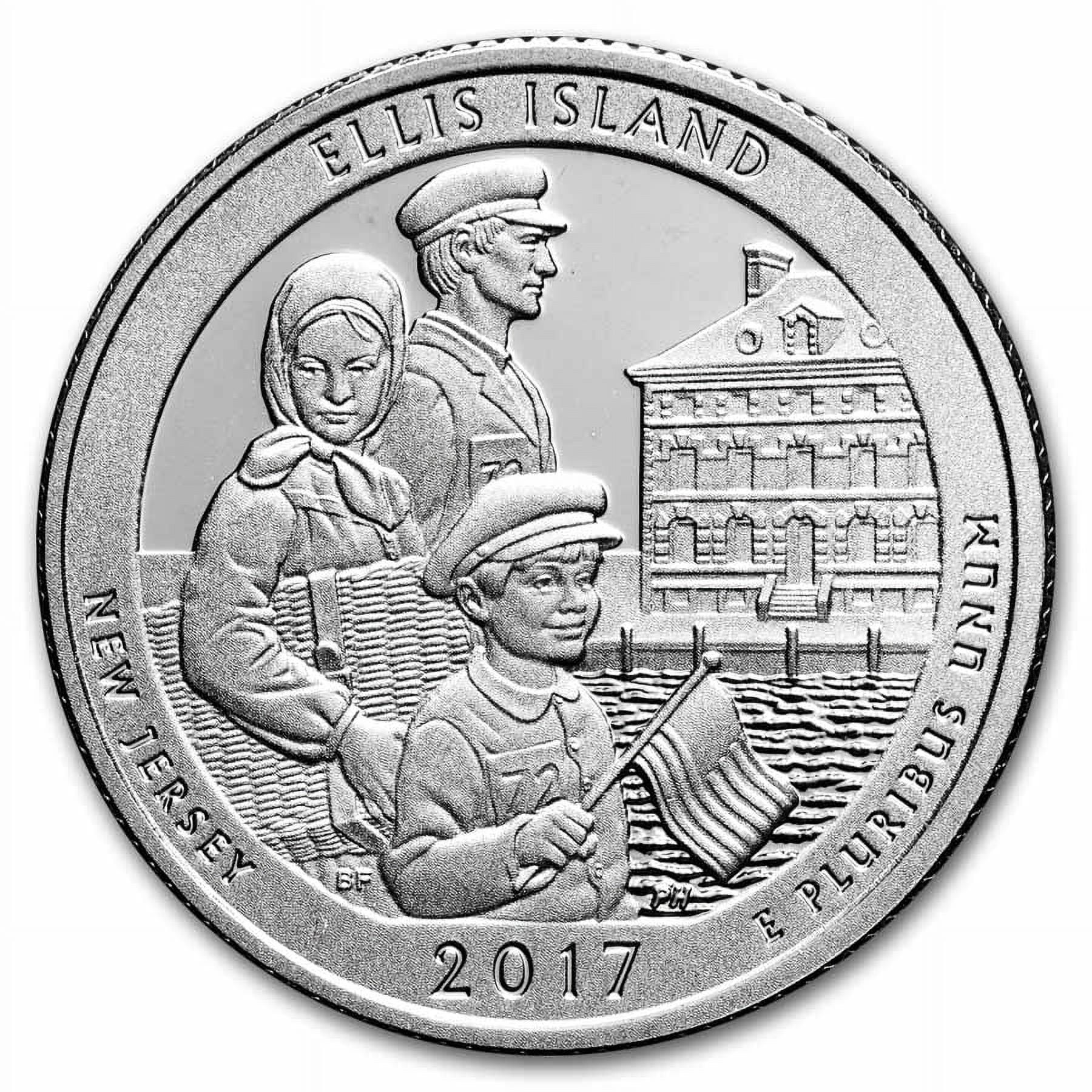 2017-S ATB Quarter Ellis Island Monument Gem Proof - Walmart.com