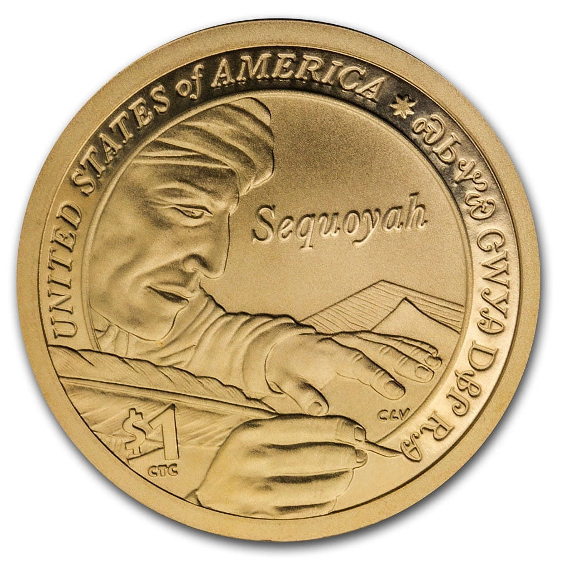 2017-S Native Amer $1 - Sequoyah BU (Enhanced Finish) - Walmart.com