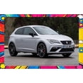 2017 SEAT Leon SC Cupra 300 - Pop Art Edition | 24x36 Inch Laminated ...
