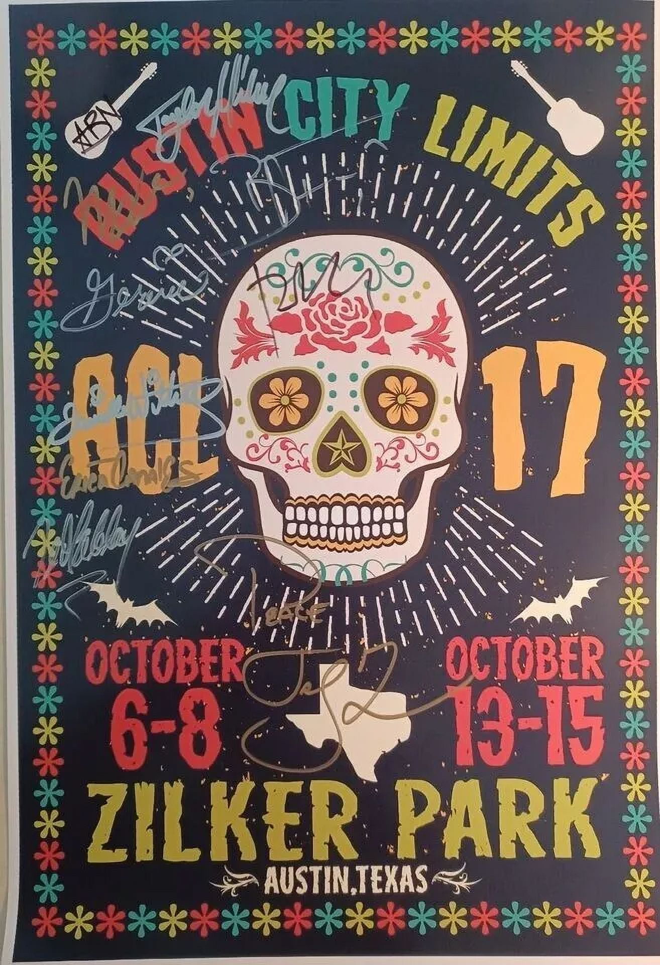 2017 The Killers ACL AUSTIN CITY LIMITS concert Poster Wall Art Print ...