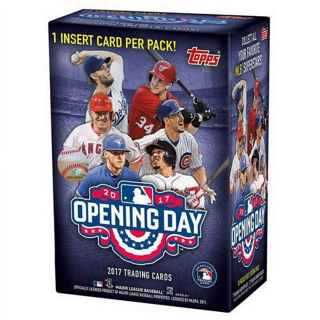 2017 Topps Opening Day Baseball Value Box Trading Cards - Walmart.com