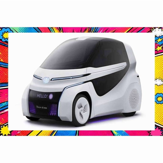 2017 Toyota Concept i-Ride - Pop Art Edition | 20x30 Inch Glossy ...