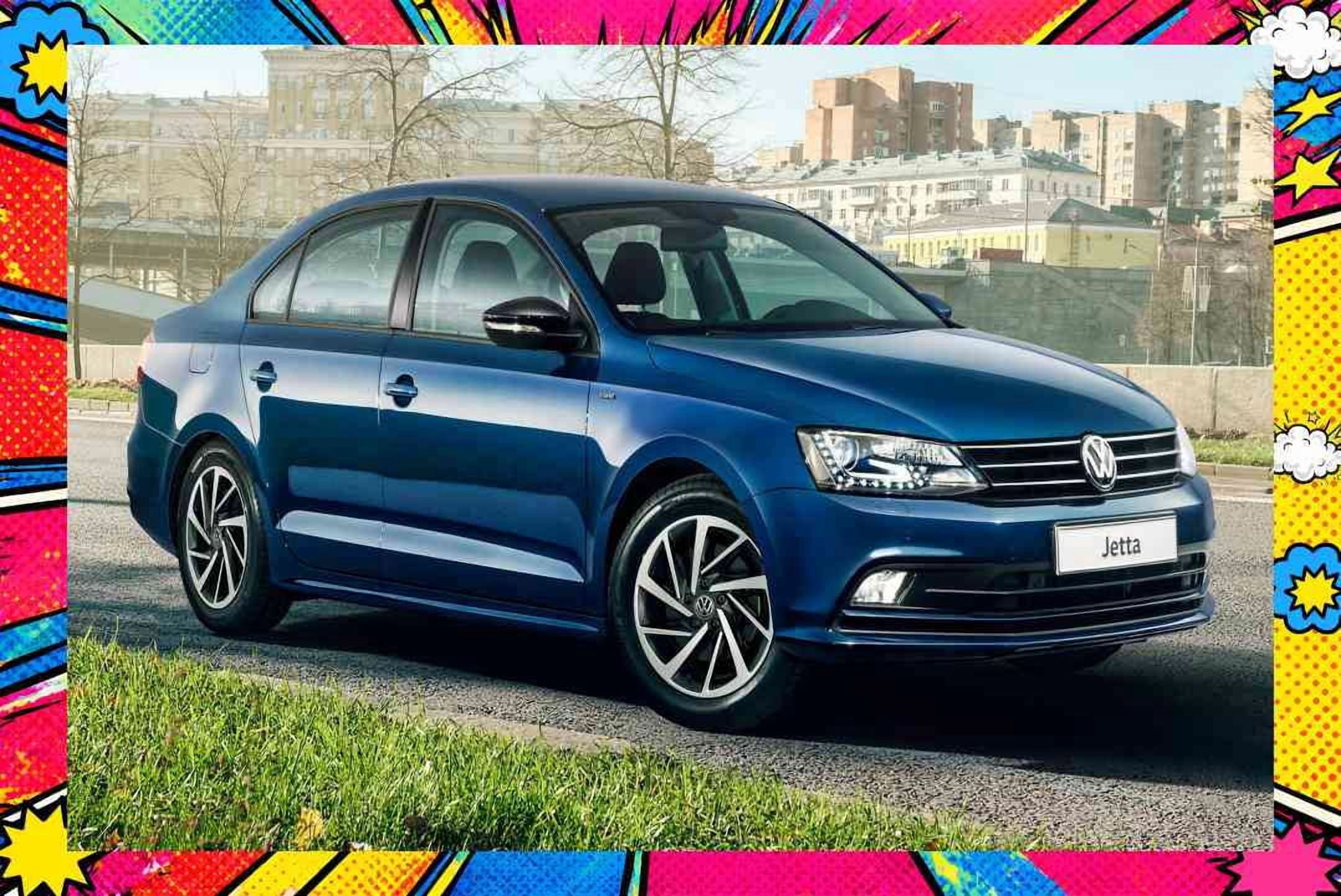 2017 Volkswagen Jetta Life RU - Pop Art Edition | 12x18 Inch Laminated ...
