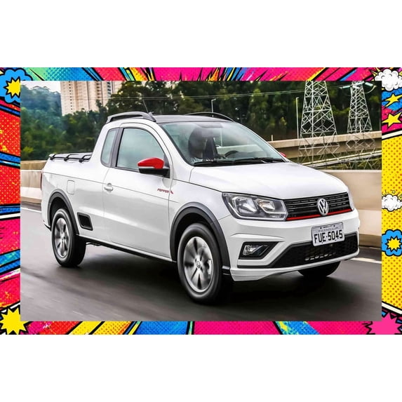 2017 Volkswagen Saveiro Pepper CE - Pop Art Edition | 24x36 Inch ...