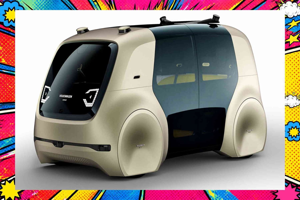 2017 Volkswagen Sedric Concept - Pop Art Edition | 24x36 Inch Laminated ...