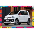 2017 Volkswagen Up Pepper 5 Door BR - Pop Art Edition | 12x18 Inch ...