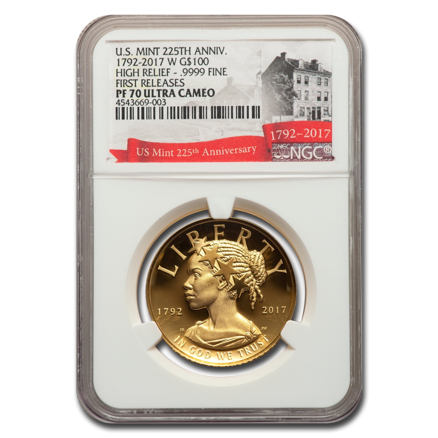 2017-W HR American Liberty Gold PF-70 UCAM NGC (Early Release ...