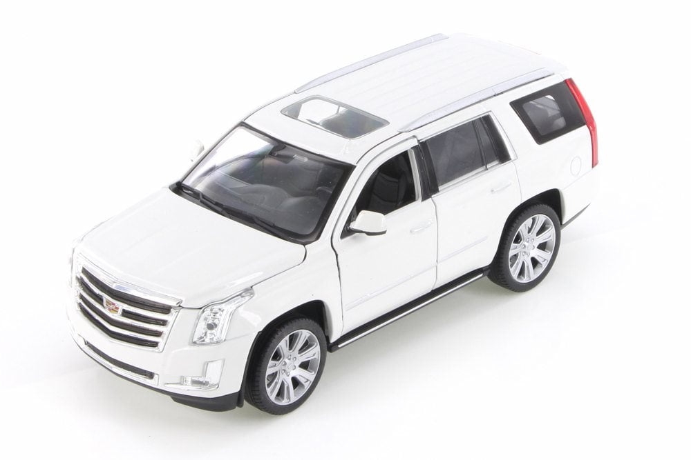 2017 cadillac escalade, white - welly 24084wwt - 1/24 scale diecast ...