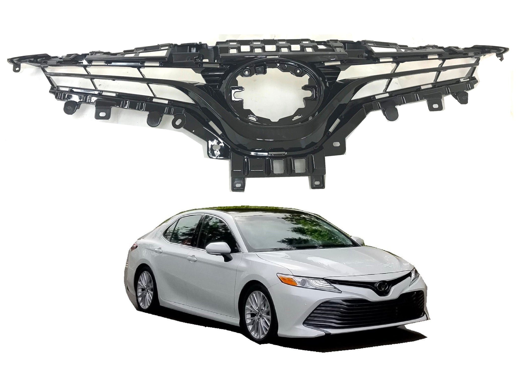 2018 2019 2020 Compatible With Toyota Camry LE XLE Front Bumper Upper ...