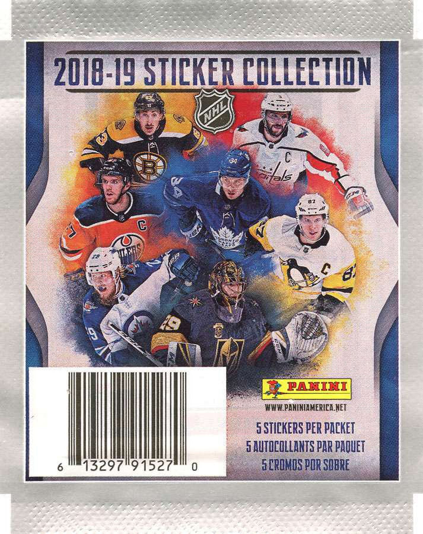 2018-2019 NHL Sticker Collection Sticker Pack - Walmart.com