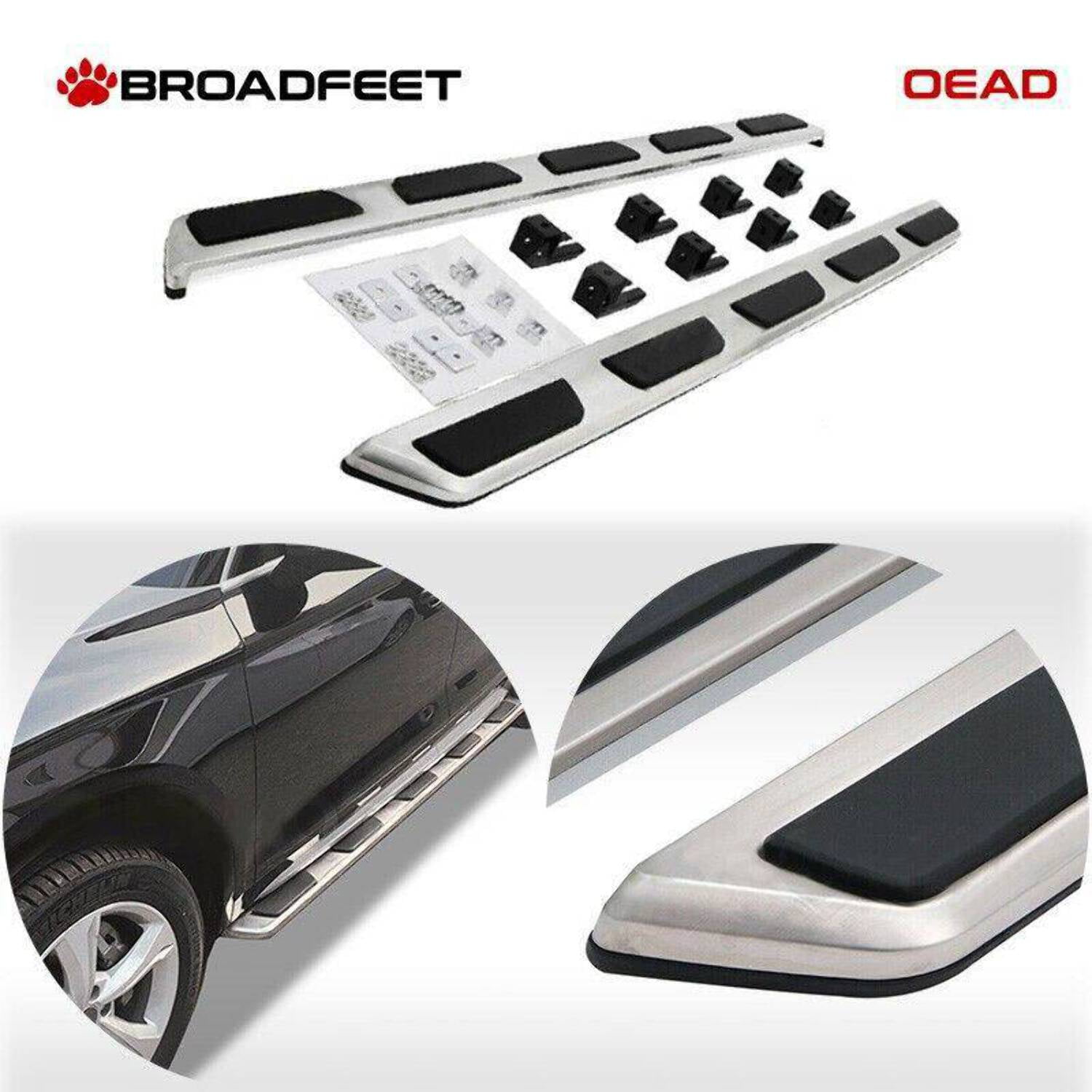 2018-2022 Audi Q5 OE Style Aluminium Side Running Boards by Broadfeet ...
