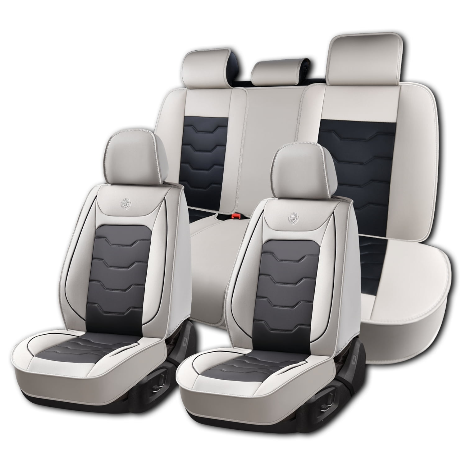 2018-2022 for MITSUBISHI OUTLANDER PHEV Car Seat Cover, Gray Car Seat ...