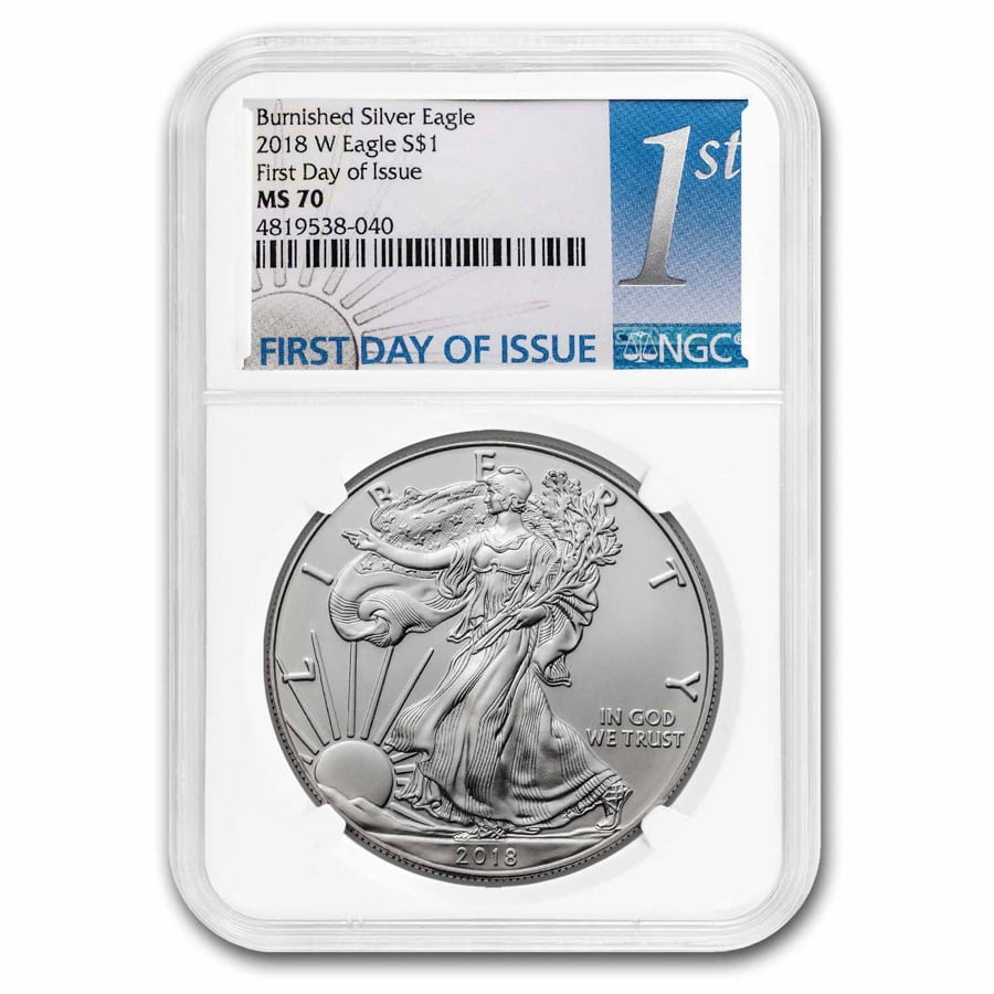 2018 American Silver Eagle MS-70 NGC (First Day of Issue) - Walmart.com