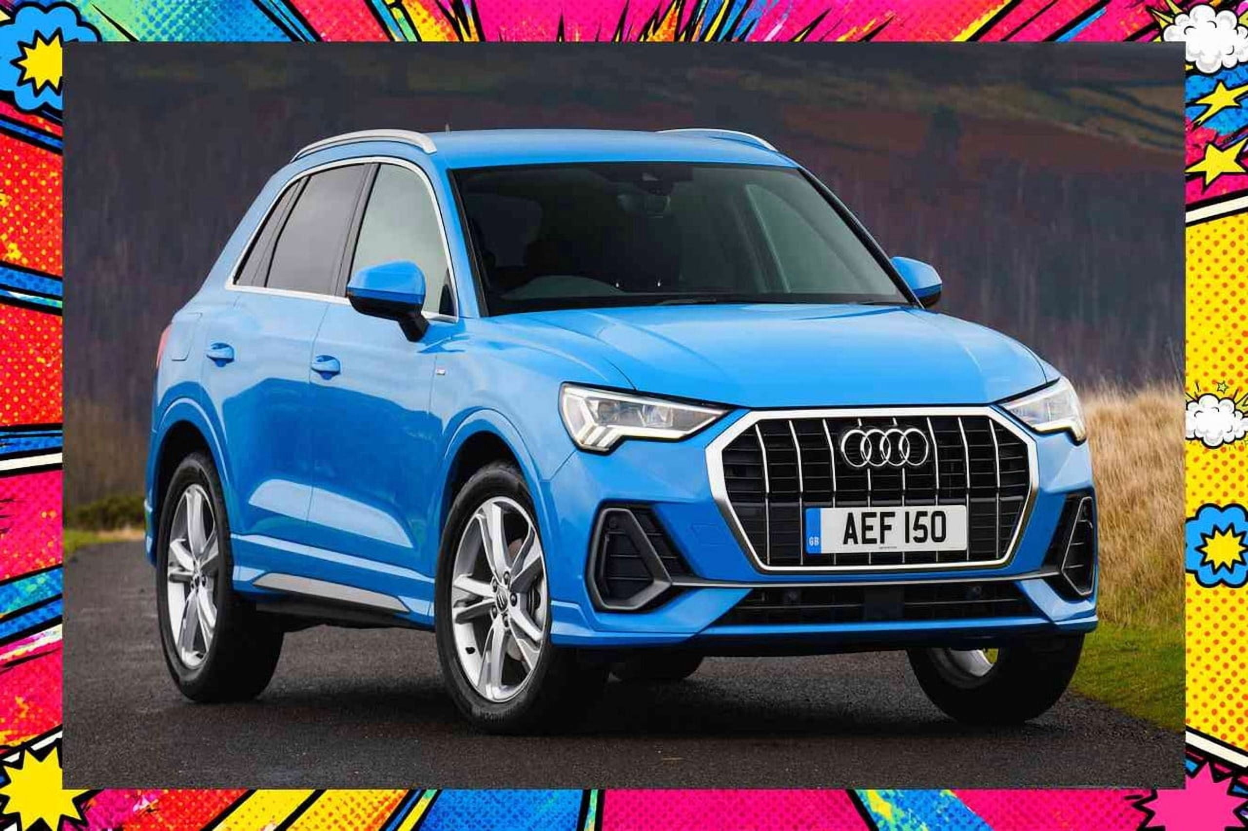 2018 Audi Q3 S Line UK - Pop Art Edition | 12x18 Inch Laminated Poster ...
