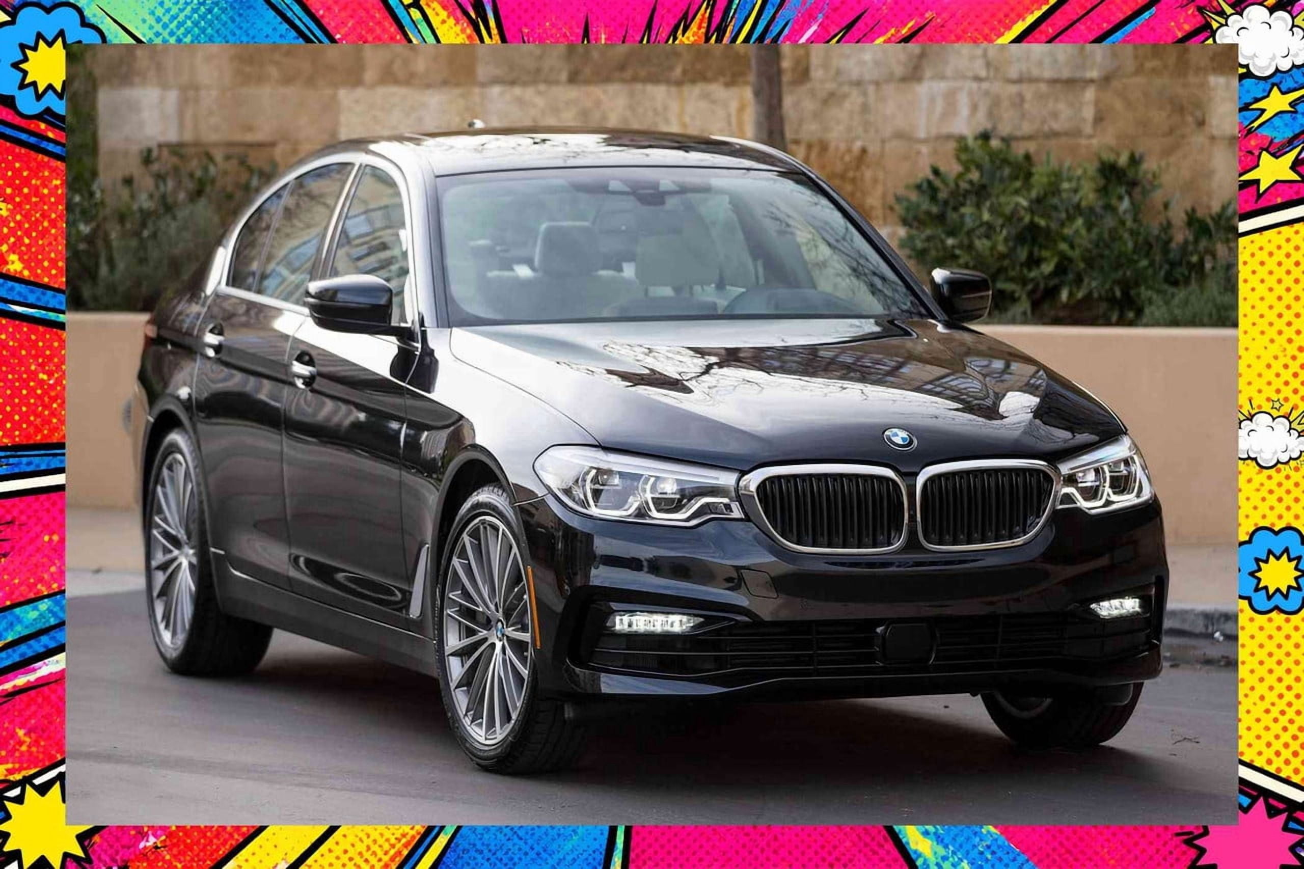 2018 BMW 5 Series - Pop Art Edition | 20x30 Inch Laminated Poster ...