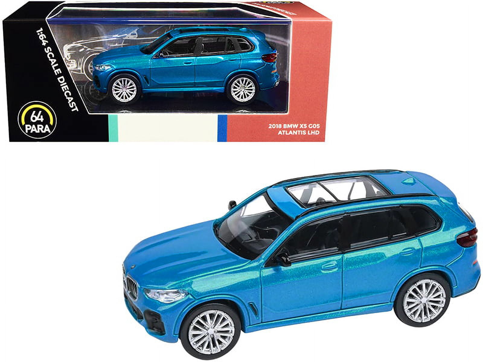2018 BMW X5 G05 with Sunroof Atlantis Blue Metallic 1/64 Diecast Model ...