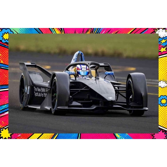 2018 BMW iFE 18 Test Car - Pop Art Edition | 20x30 Inch Glossy ...
