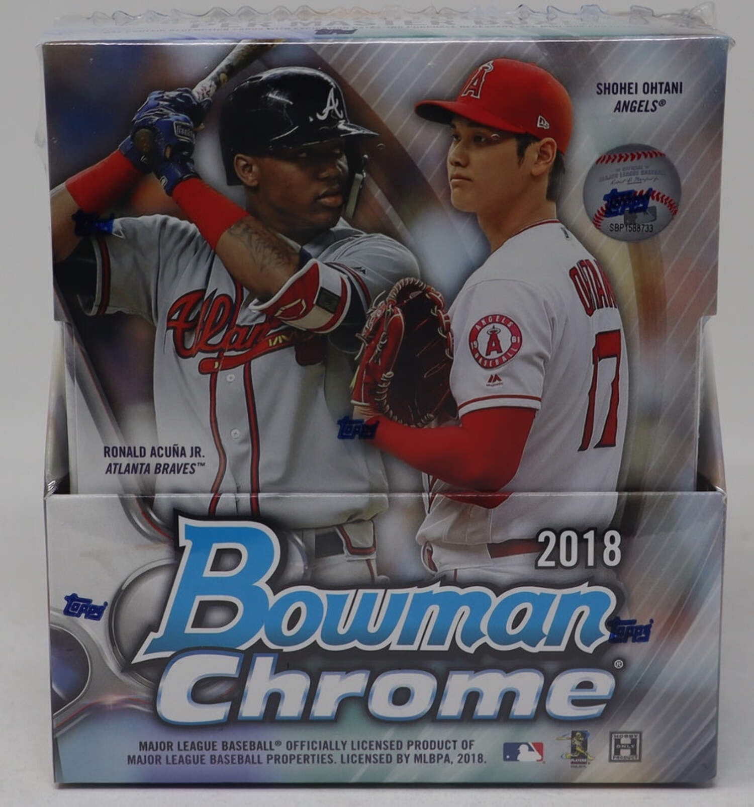 2018 Bowman Chrome Baseball Box (Hobby) (2/6/5) - Walmart.com