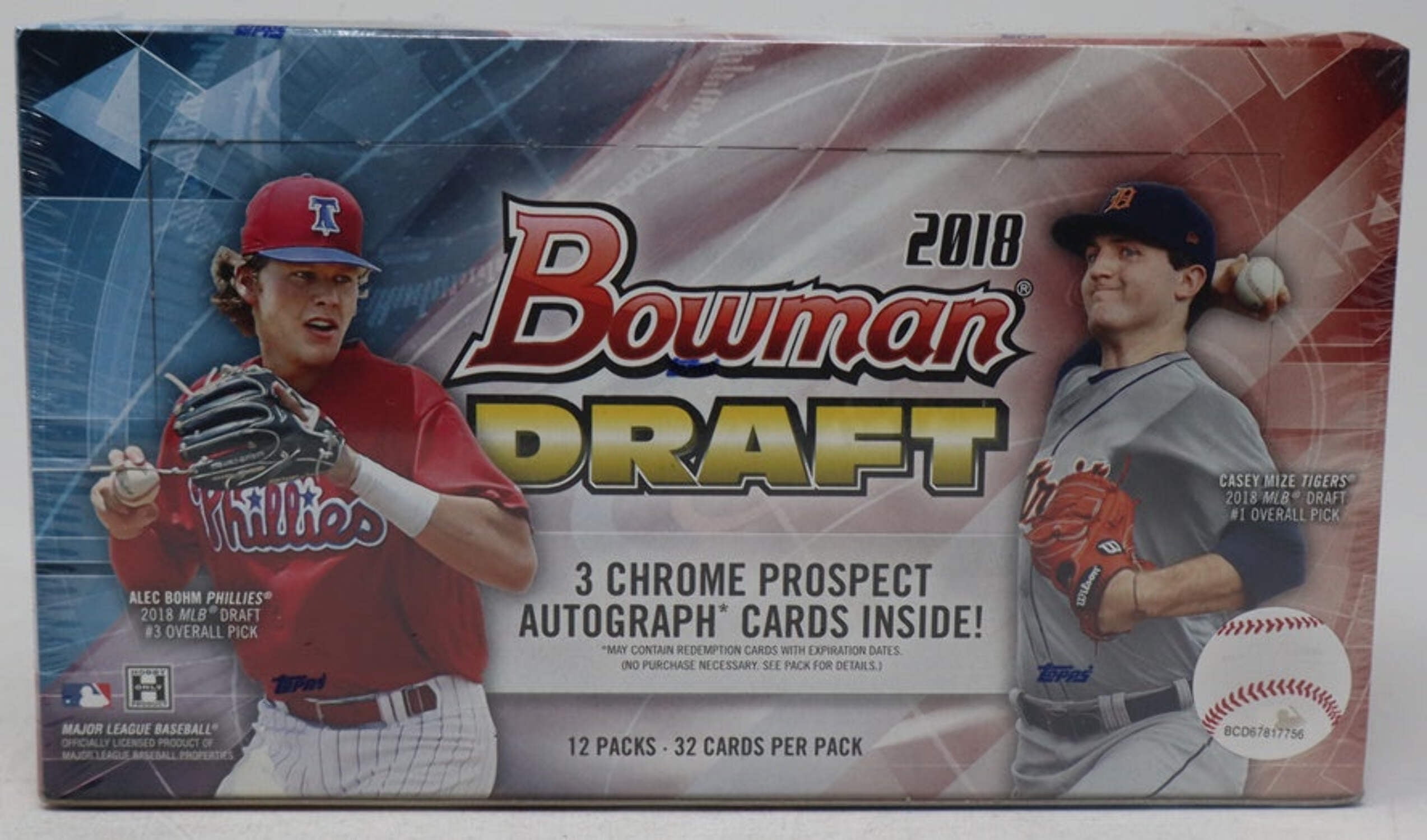 2018 Bowman Draft Baseball Jumbo Box (Hobby) (12/32) - Walmart.com