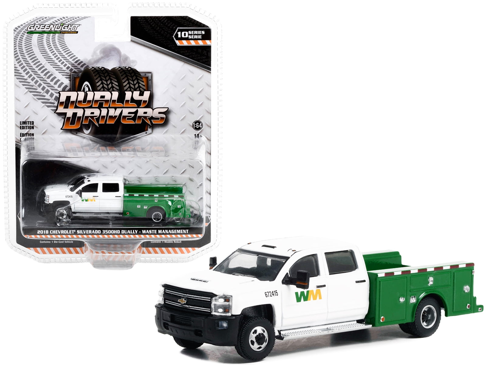 2018 Chevrolet Silverado 3500HD Dually Service Truck White and Green ...
