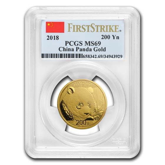 2018 China 15 Gram Gold Panda MS-69 PCGS (FS) - Walmart.com