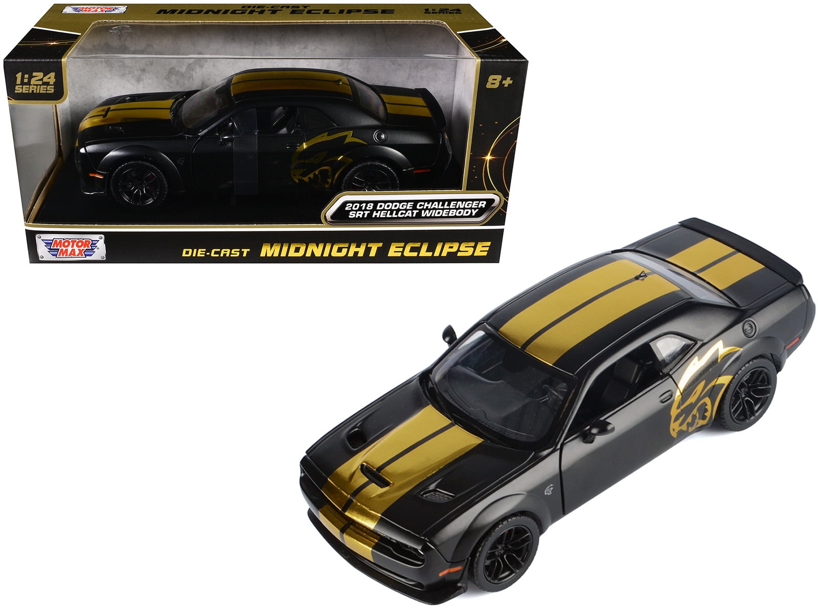 2018 Dodge Challenger SRT Hellcat Widebody Matt Black with Gold ...