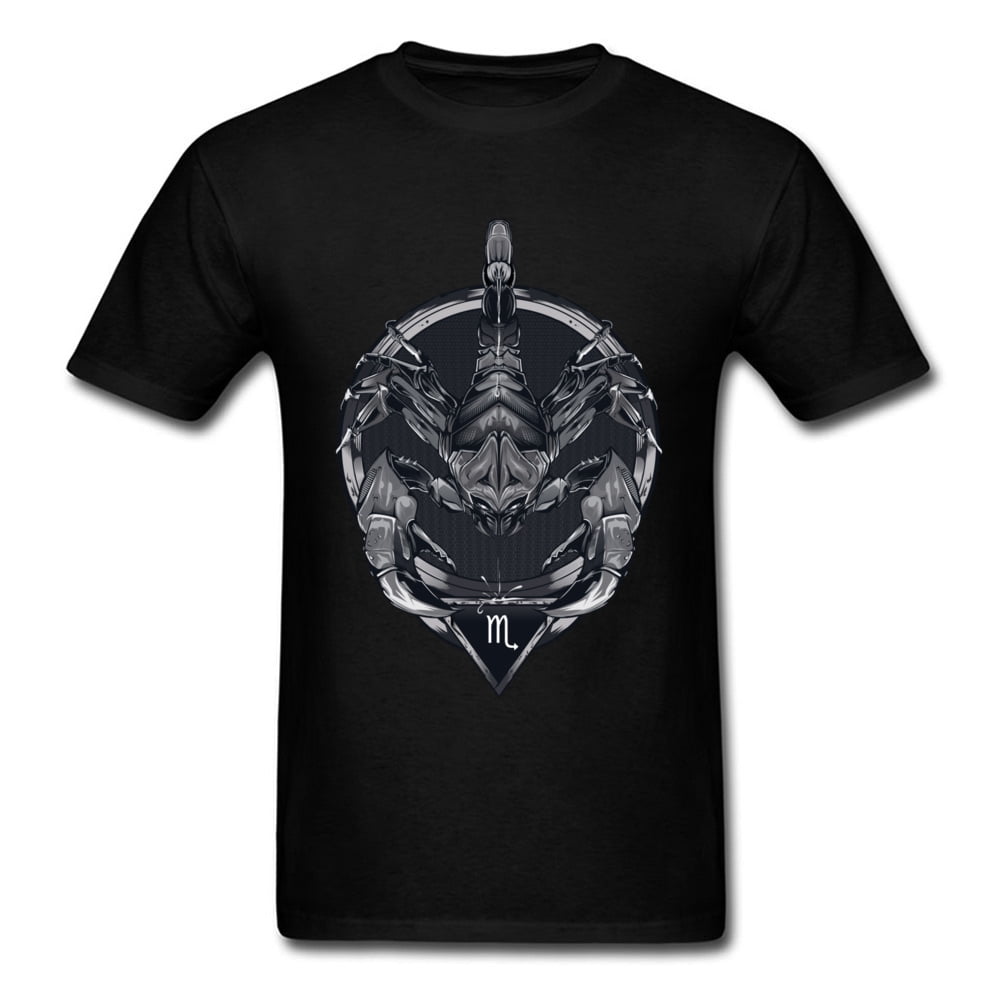2018 Fashion Men Scorpio Constellation Scorpion Cool T-shirt Black Tops & Tees Short Sleeve Drop ...