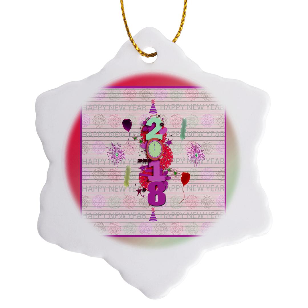 3drose, 2018, Fireworks, Clock, Hats, Balloons, Dollies, New Year ...
