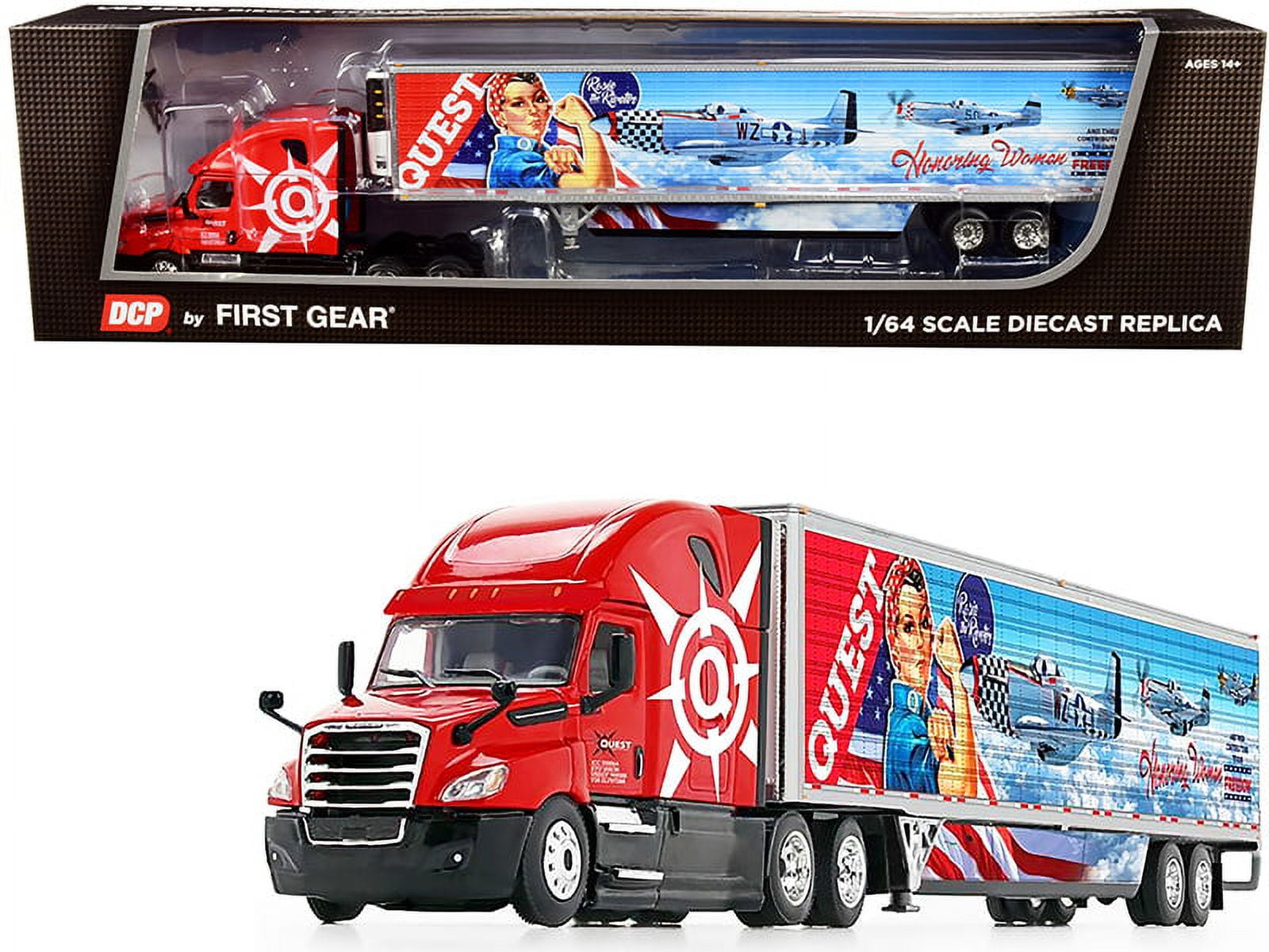 2018 Freightliner Cascadia High-Roof Sleeper Cab with 53' Wabash Reefer ...