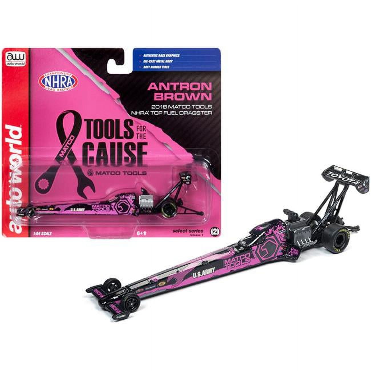2018 Funny Car NHRA Antron Brown "Matco Tools BCA" TFD 1/64 Diecast ...