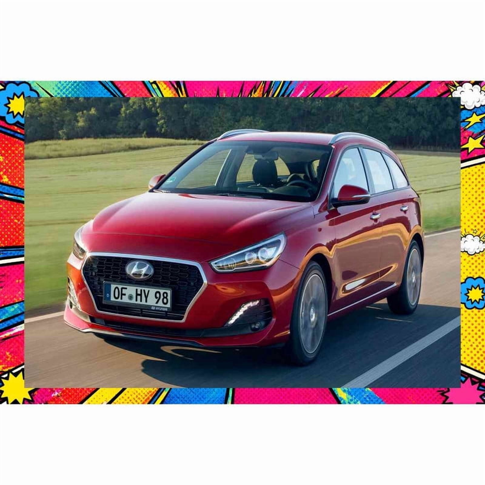 2018 Hyundai i30 Wagon - Pop Art Edition | 24x36 Inch Laminated Poster ...