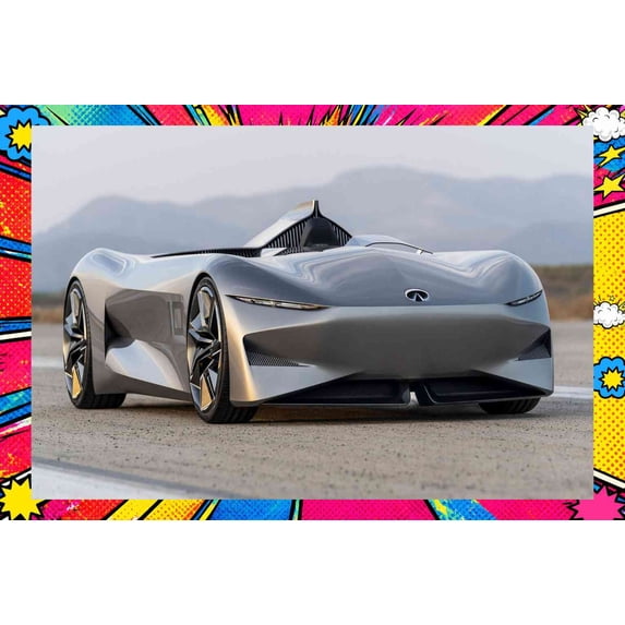 2018 Infiniti Prototype 10 - Pop Art Edition | 24x36 Inch Laminated ...