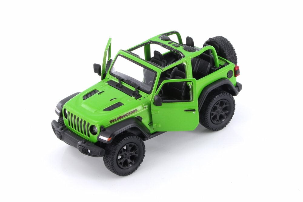 2018 Jeep Wrangler Rubion Open Top, Green - Kinsmart 5412DAB - 1/34 ...