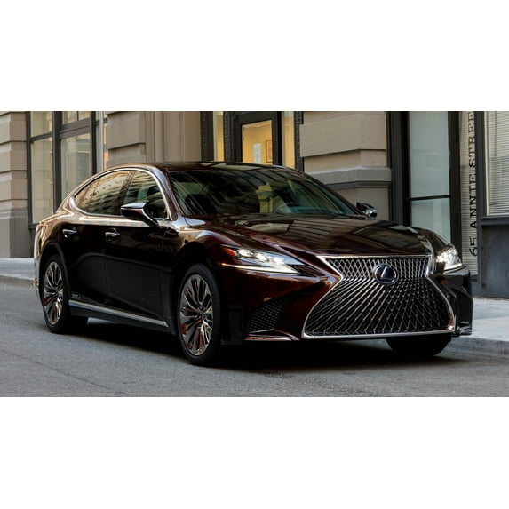 2018 Lexus LS Hybrid - 12x18 Inch Laminated Poster - Stunning Detail ...