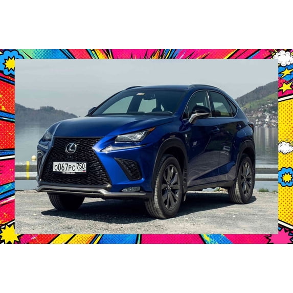 2018 Lexus NX F Sport RU - Pop Art Edition | 20x30 Inch Laminated ...